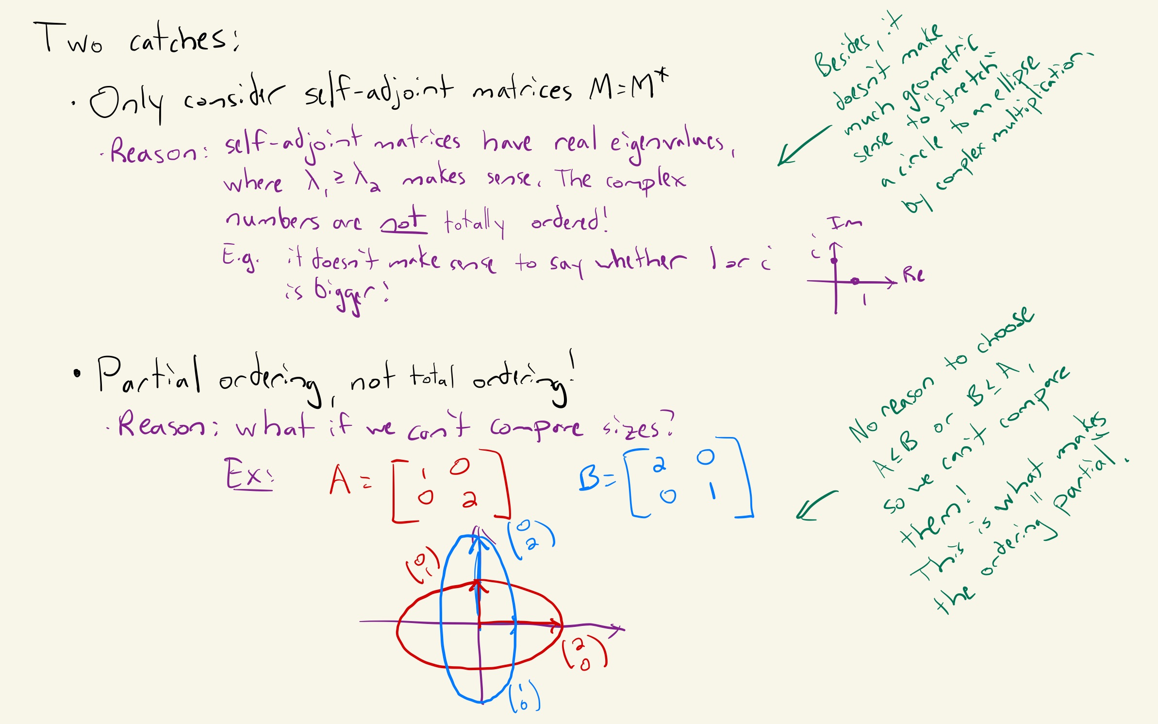 Positive Matrices: My Favorite Partial Ordering | Michael Ragone